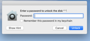 Fix "Enter a Password to Unlock the Disk Macintosh HD Data"