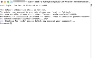 Fix 'Brew: Command not Found' Error in Mac (Bash, Zsh)