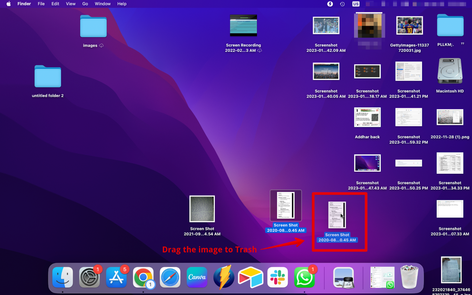 Delete Screenshots and Clean your MacBook Gallery [Guide]